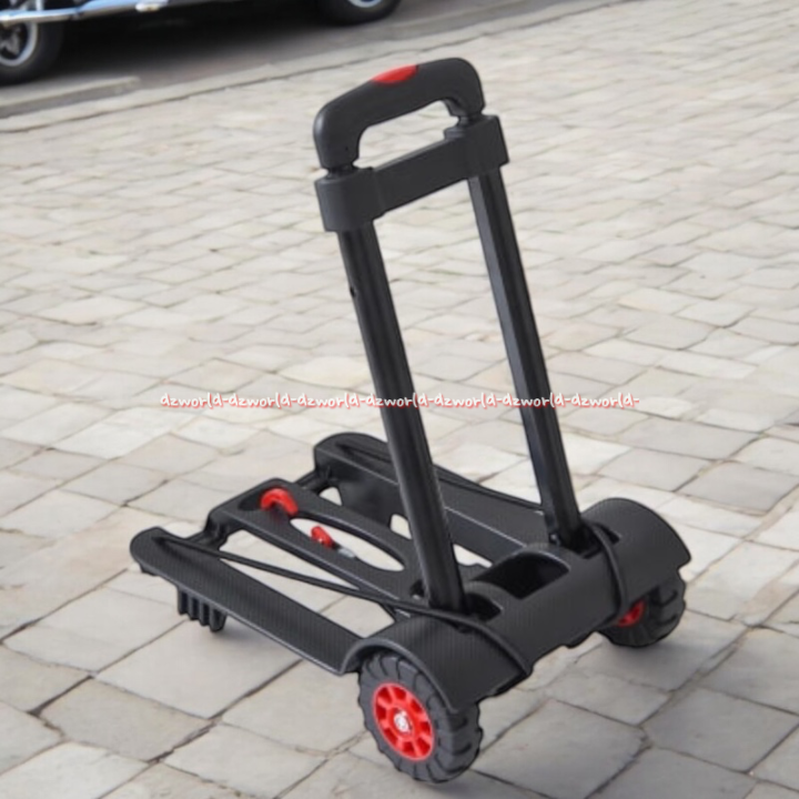 Maxbuilt Folding Trolley Troli Lipat 50kg Dengan Roda Tali Pengikat ...