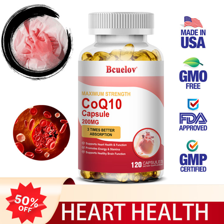 High Potency CoQ10, Promotes Cardiovascular Health and Heart Health ...