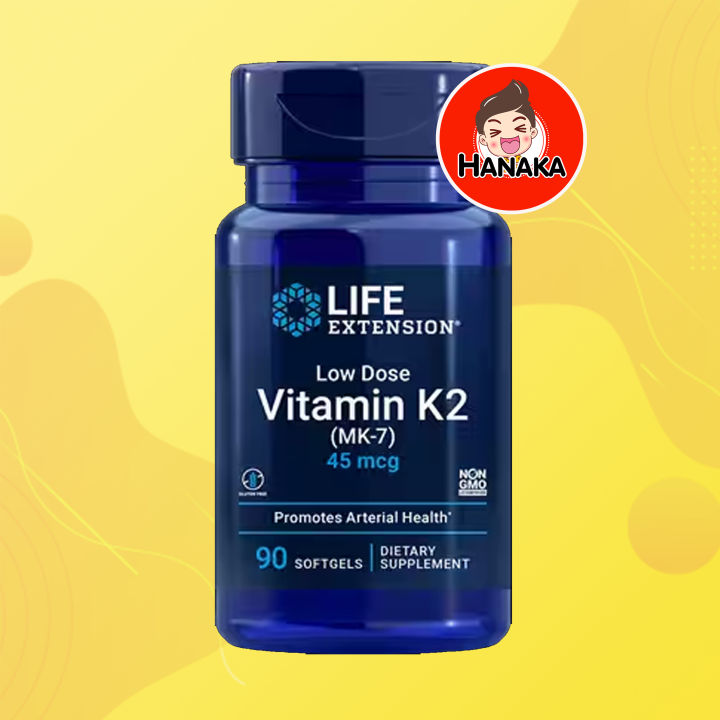 Life Extension Low Dose Vitamin K2 MK-7 45 mcg / 90 Softgels | Lazada.co.th