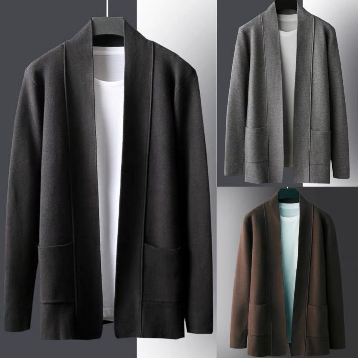 Áo Cardigan Nam Áo Khoác Ngoài Chất Liệu Dày Dặn Sang Trọng | Lazada.vn