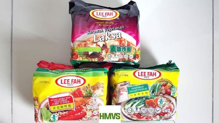 [Lee Fah Mee] Instant Noodles - Vegetarian Noodles / Vegetarian Curry ...