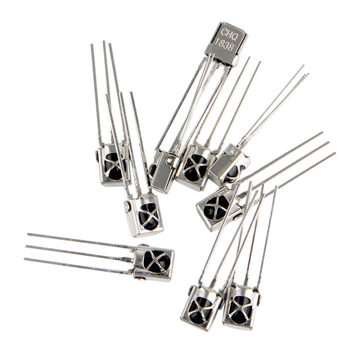 10pcs TL1838 VS1838B 1838 38Khz IR Infrared Receiver with Metal case ...