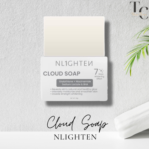 NLIGHTEN CLOUD SOAP 7 DAYS WHITENING EFFECT with GLUTATHIONE ...