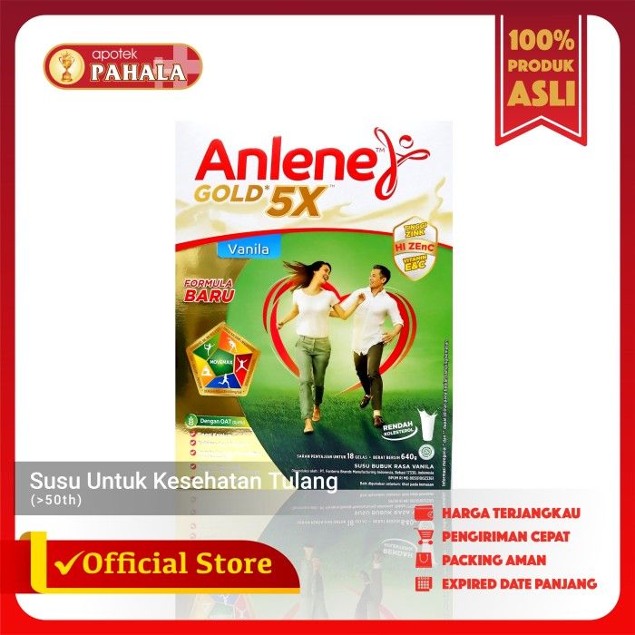 ANLENE GOLD Vanilla 600gr I Untuk Kesehatan Tulang | Lazada Indonesia