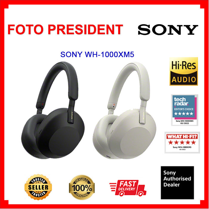 Sony Hi-Res WH-1000XM5 / WH-1000XM4 Bluetooth Over-Ear Noise Cancelling Headphones | Lazada