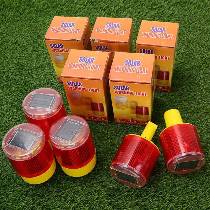 💡 New Stock 💡 Solar Warning Lights Solar-powered Warning Lamp/ Beacon ...