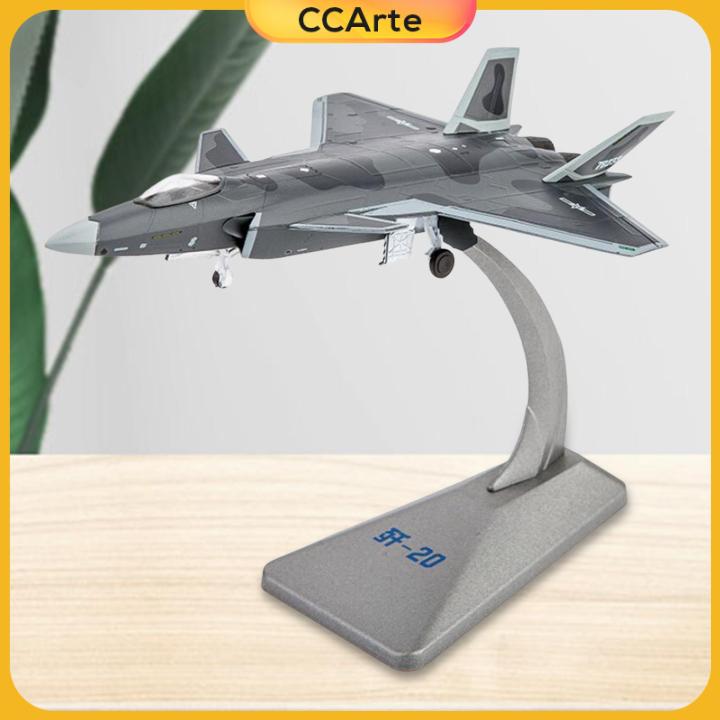 CCArte 1/144จำลอง Diecast J-20เครื่องบินโมเดลเครื่องบินกล่องเก็บและแสดง ...