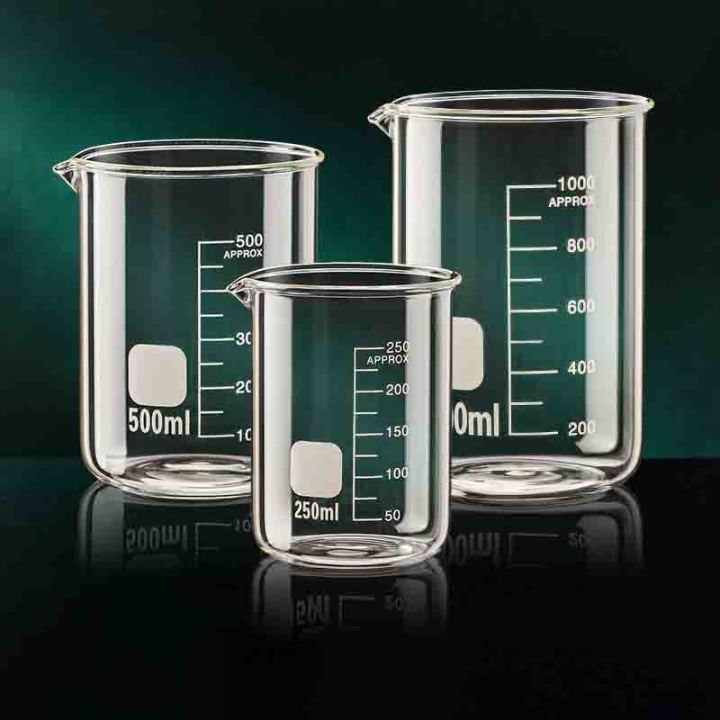 50ml/100ml/150ml/250ml/500ml/1000ml Measuring Cup Leak-proof High Borosilicate Heat-resistant ...