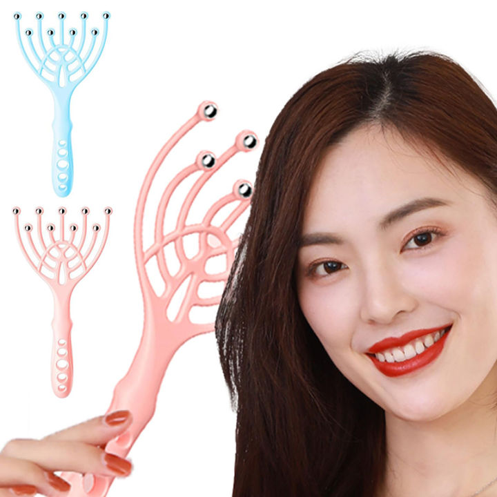Nine-claw massager, head massage ball, soul extractor, scalp comb ...