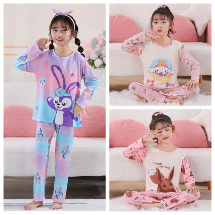 Pyjamas for kids girls baju tidur budak perempuan girls night dress ...