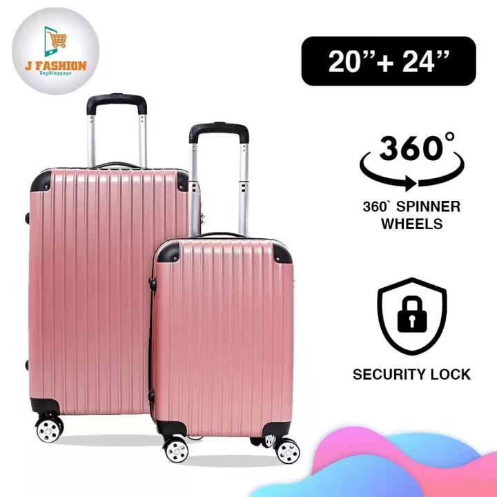 LUGGAGE SET 2 IN 1 20INCH+24INCH PLAIN | Lazada