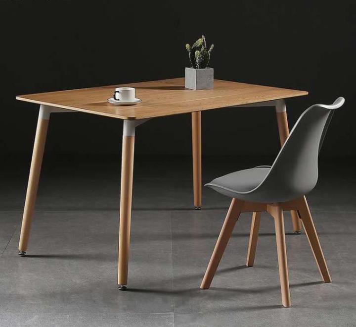 KRUZO MONROE Eames Rectangle Wooden Table | Lazada PH