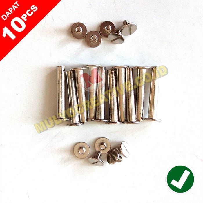 Paku Baut Jilid Katalog 30mm - Paku Baut Jilid Ukuran 3 Cm / 10pcs ...