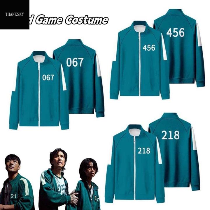 THANKSKY squid game Lee Jung Jae Gong Yoo 456Number Squid Game Costume ...