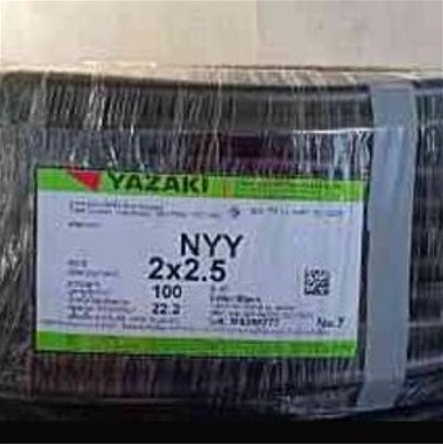 สายไฟ NYY 2 x 2.5 sq.mm. ยาซากิ YAZAKI 100 เมตร | Lazada.co.th