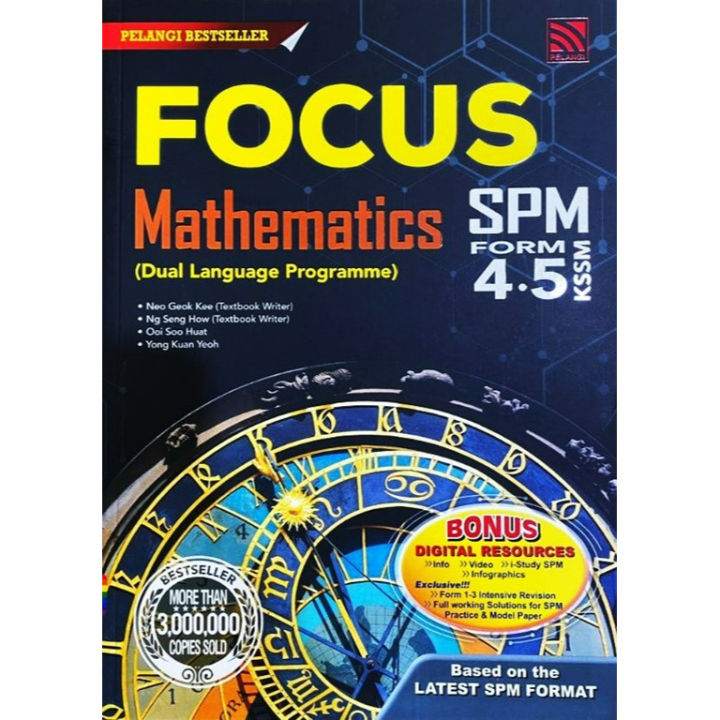 【Pelangi】Reference: FOCUS SPM Mathematics Form 4.5 KSSM 2023 — Rujukan ...