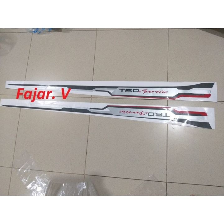 Sticker Body Samping TRD Sportivo Yaris | Lazada Indonesia