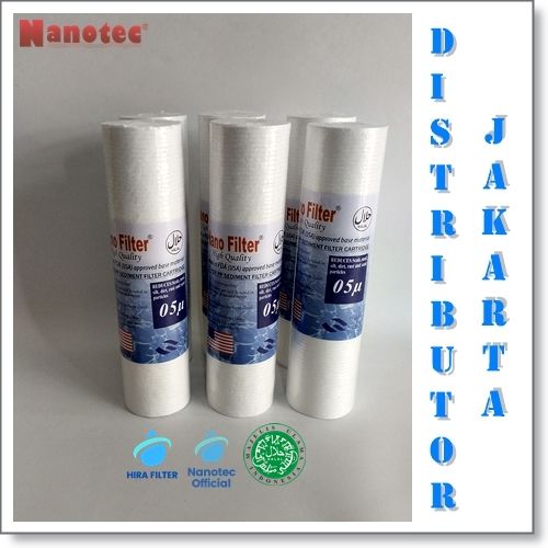 Cartridge Filter Nanotec 05 micron nano Filter/Kolon Filter Air 10 pcs ...