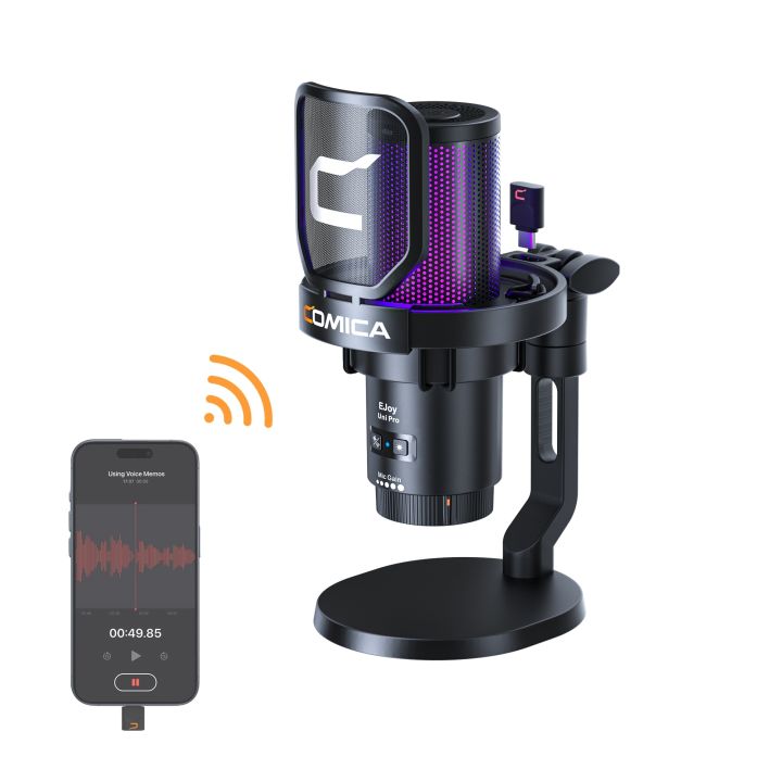 COMICA UNI PRO Wireless USB Gaming Microphone for PC Laptop Smartphone ...