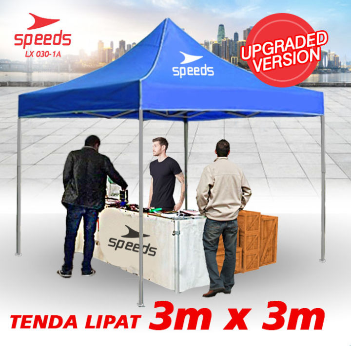 Tenda Lipat 3x3m 18kg Tenda Bazar Pameran tenda gazebo Tenda Dagang ...