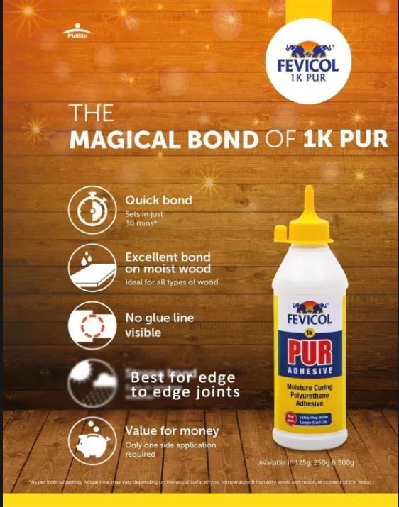 FEVICOL 1K PUR MOISTURE CURING POLYURETHANE ADHESIVE PANDIKIT SA KAHOY ...