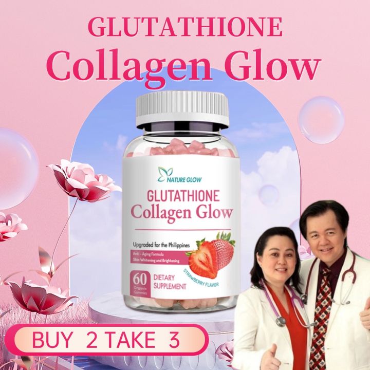 NATURE GLOW Glutathione Collagen Glow Original Anti-Aging Whitening ...