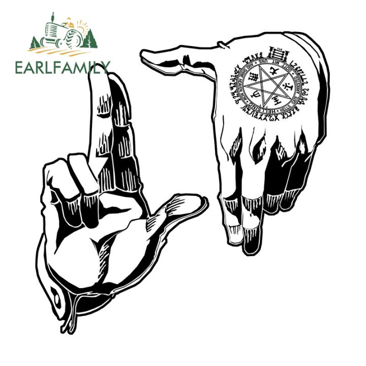 EARLFAMILY 13cm x 12.6cm Jujutsu Kaisen Alucard Car Stickers Windshield ...