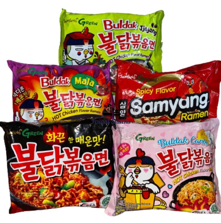Samyang Mie Instant / Samyang Green Buldak Original / Samyang Carbonara ...