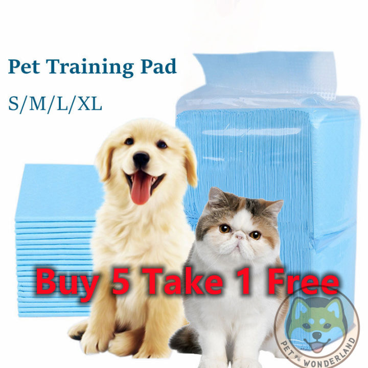 [Buy 10 Take 10]Pet Wonderland Dog Diaper Pee Training Pad Potty Pads ...