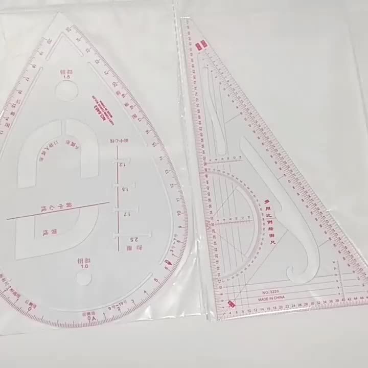 1pc French Curve Sewing Ruler Sewing Machine Ruler Cutting Ruler ...