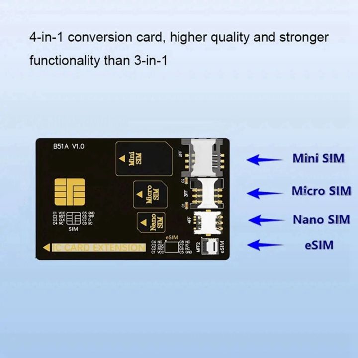 4 in 1 SIM Card Adapter Test Tool for Mobile Phones Smart Card Opening ...