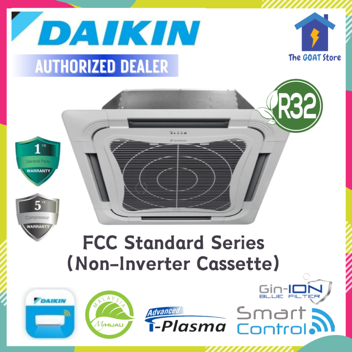 [Delivery in Klang Valley]Daikin Ceiling Cassette Air Conditioner with ...