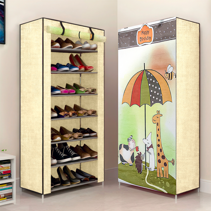 Rak Sepatu Anti Debu 9 Layer Tebal Shoe Rack Portable Serbaguna Kotak ...