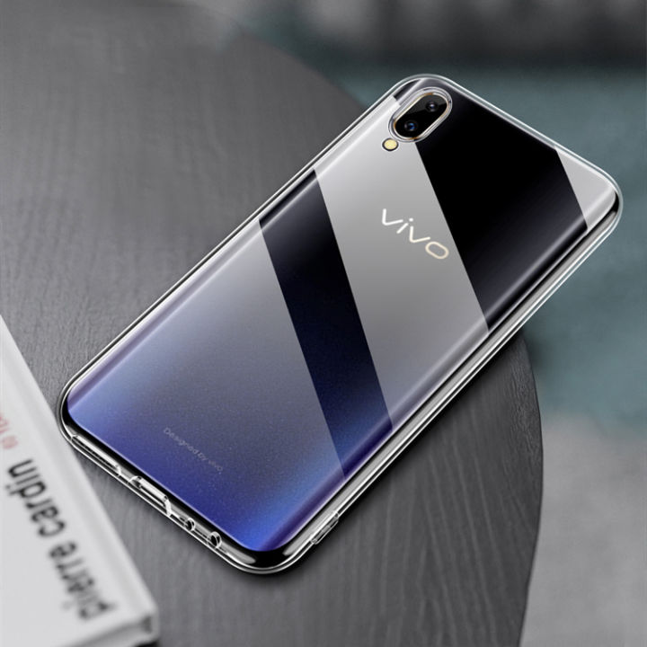 สำหรับ Vivo V11 V11 Pro 1804 1814 1813 Slim Soft ซิลิโคนยางป้องกันรอย ...