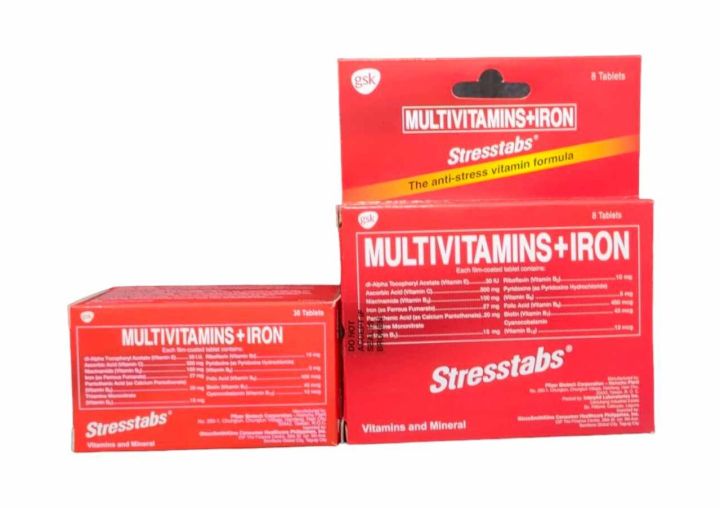 Stresstabs Multivitamins + Iron Tablets | Lazada PH