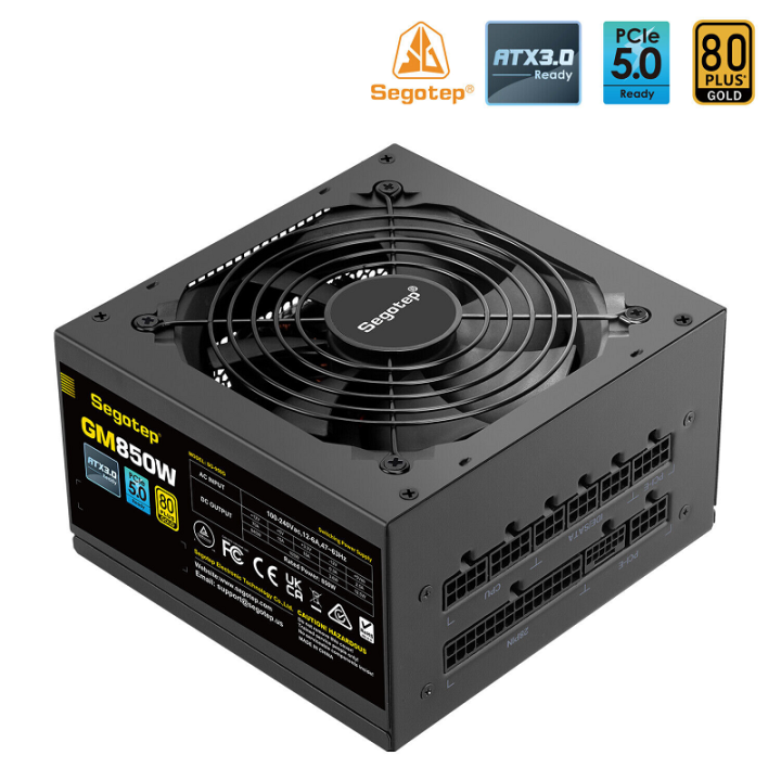 Segotep GM850W Full Modular 80 Plus Gold Power Supply (ATX 3.0, PCIe 5.0 Ready) | Lazada PH