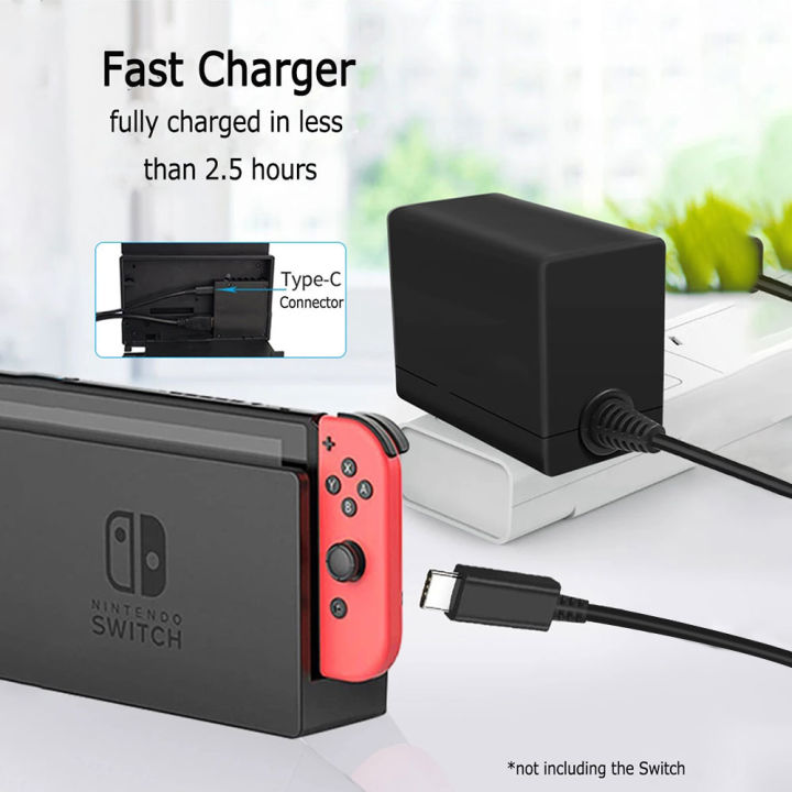 Original Charger For Nintendo Switch Charger Fast Charging Travel Wall ...