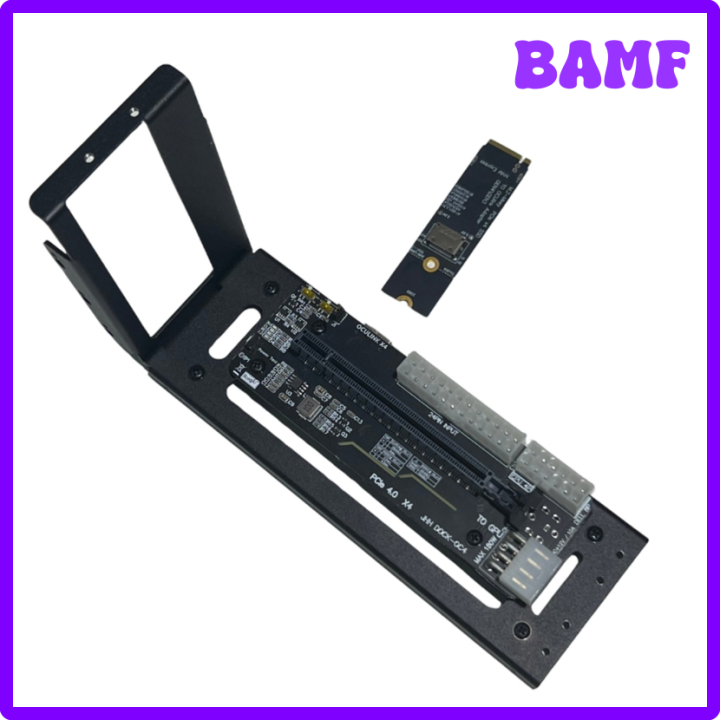BAMF เคสแล็ปท็อป EGPU Oculink M.2 NVMe Dock GPU Dock Gen4โน๊ตบุ๊ค PCIE ...