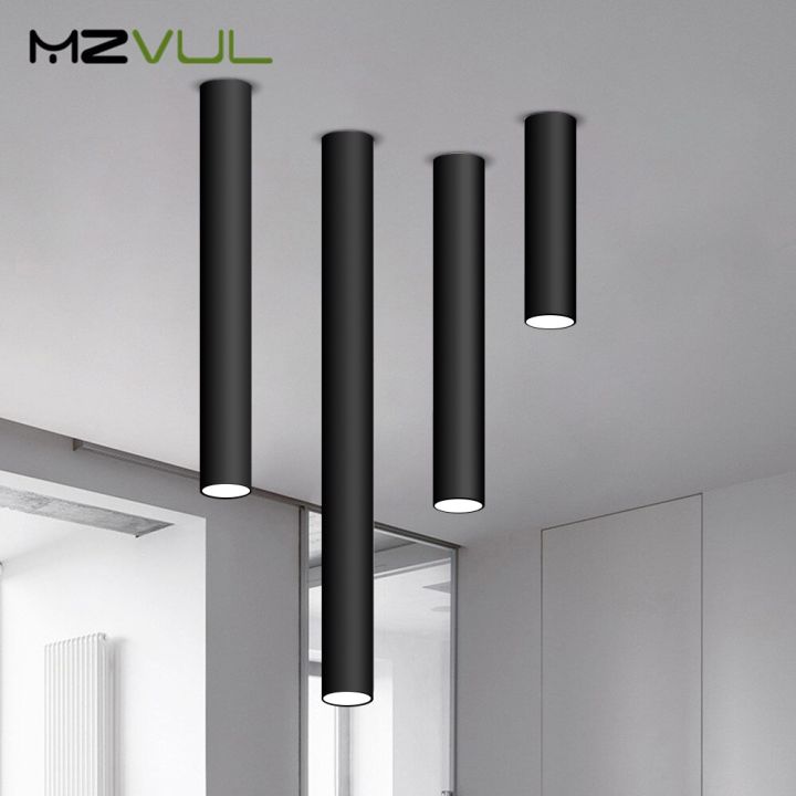 Long Tube Led Downlight Surface Mounted No Cut Hole Led Ceiling ...