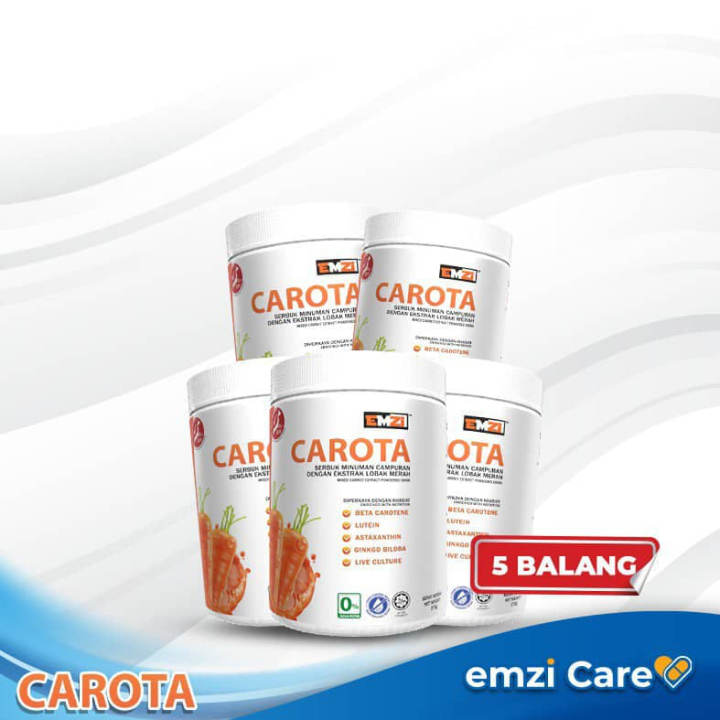 5 Unit Carota Emzi Borong Carrot Susu Minuman Untuk Mata Dan Minda | Lazada