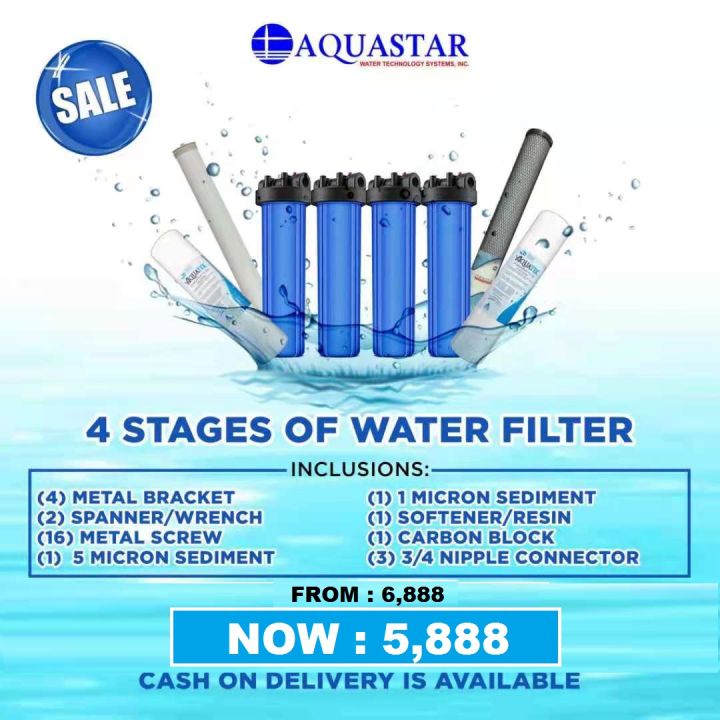 Top selling 4 stages basic water filter complete set up package for ...