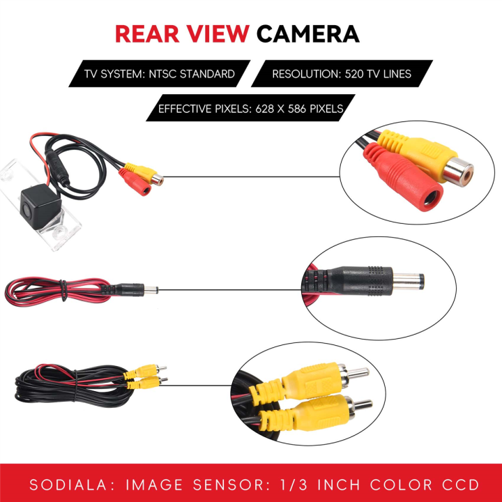 New Rear View Camera Reverse Camera Back Up Parking Camera for Fortuner ...