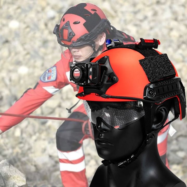 S38 High Quality MH BJ PJ Fast Red Rescue Helmet Outdoor Tactical ...