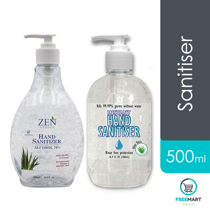 Zen Garden Hand Sanitizer 500ml /5 Liter Darce Hand Sanitiser with Aloe ...