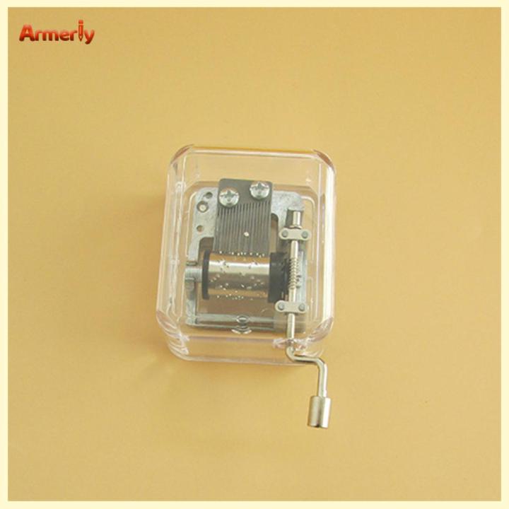 Prettyia DIY Hand Crank Music Box Movement, Note DIY Busy Board, Make ...