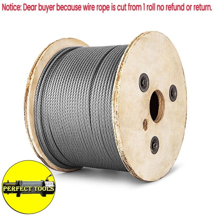 Steel Cable 6mm 8mm 10mm 1-50m Galvanized Steel Wire Rope Steel Wire ...