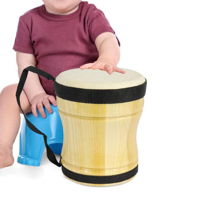BNMUSIC Wood Drums for Kids Preschool Teaching Percussion Instrument ...
