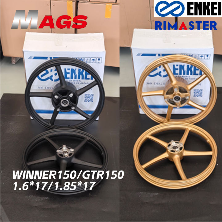 Enkei 522 mags Refit 4 Holes GTR150 Front Disc 1.6*17 Rear Disc 1.85*17 ...