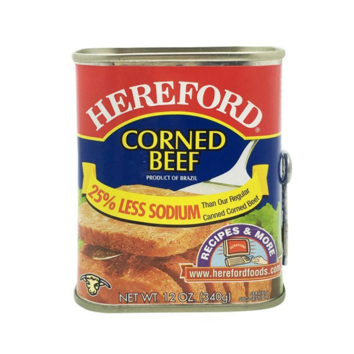 Hereford Corned Beef 25% Less Sodium 340g | Lazada PH