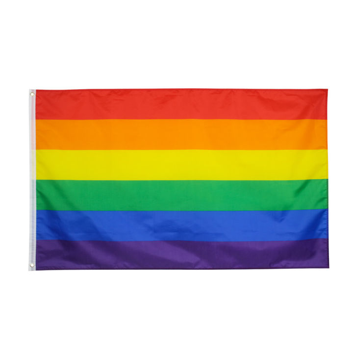 Candiway love flag 90cm x 150cm Rainbow Flag 3x5 FT Polyester standard Flag Gay Pride Peace ...